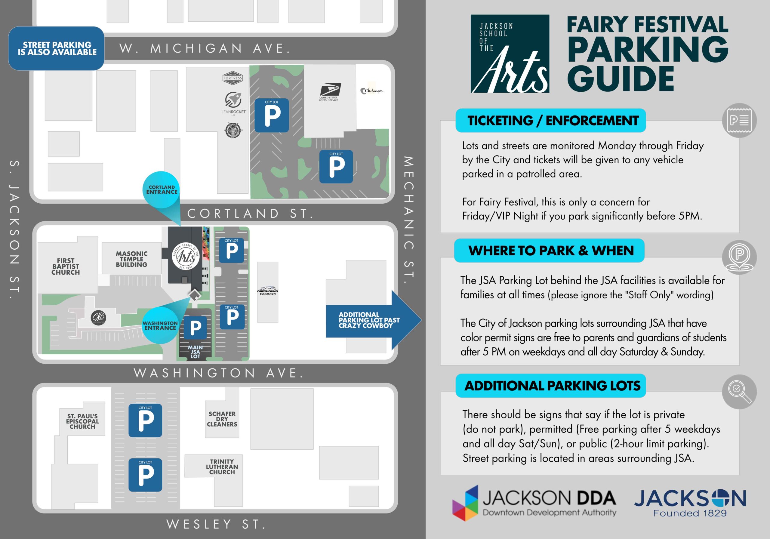 Fairy Festival Maps - Jackson School of the Arts